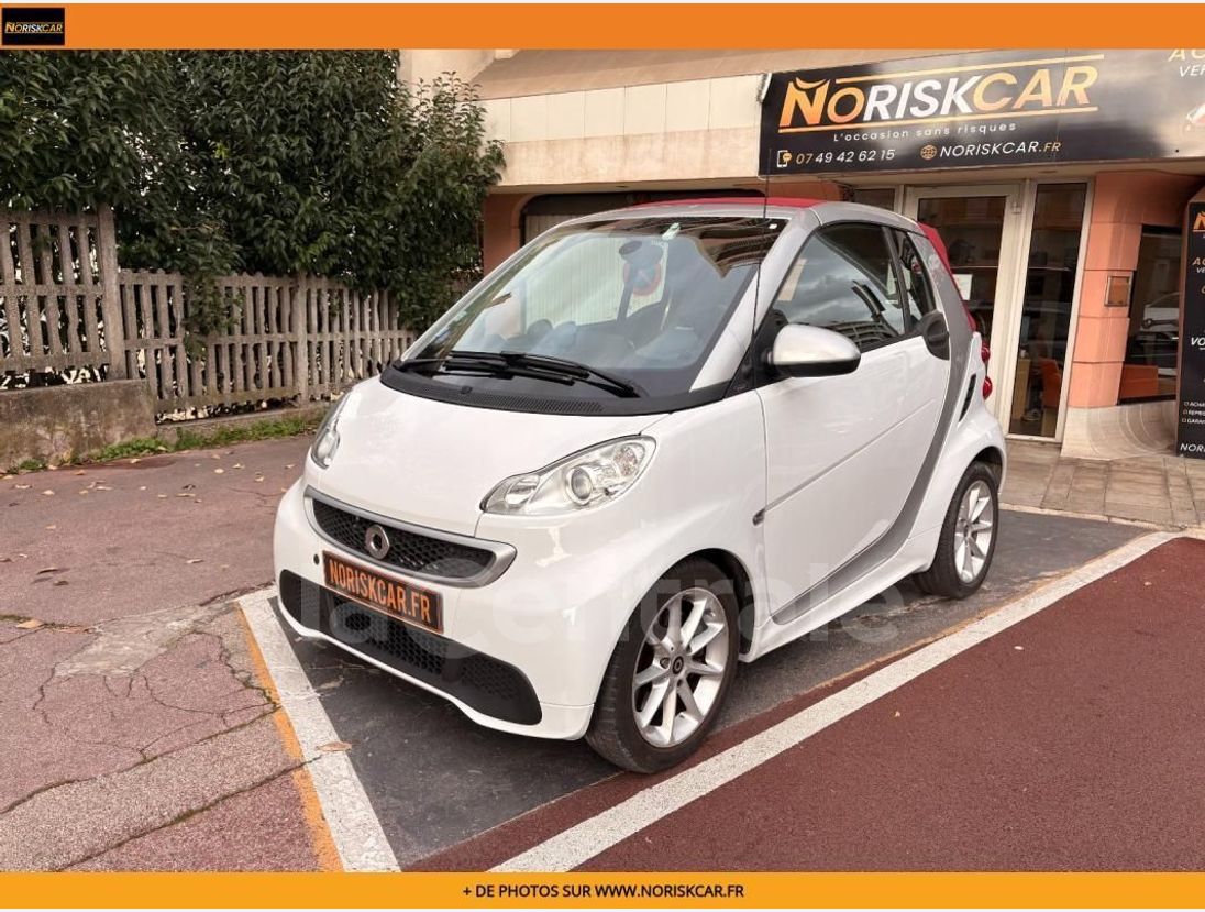 Annonce Smart fortwo ii (2) cabrio passion mhd 52 kw softouch 2012 ...